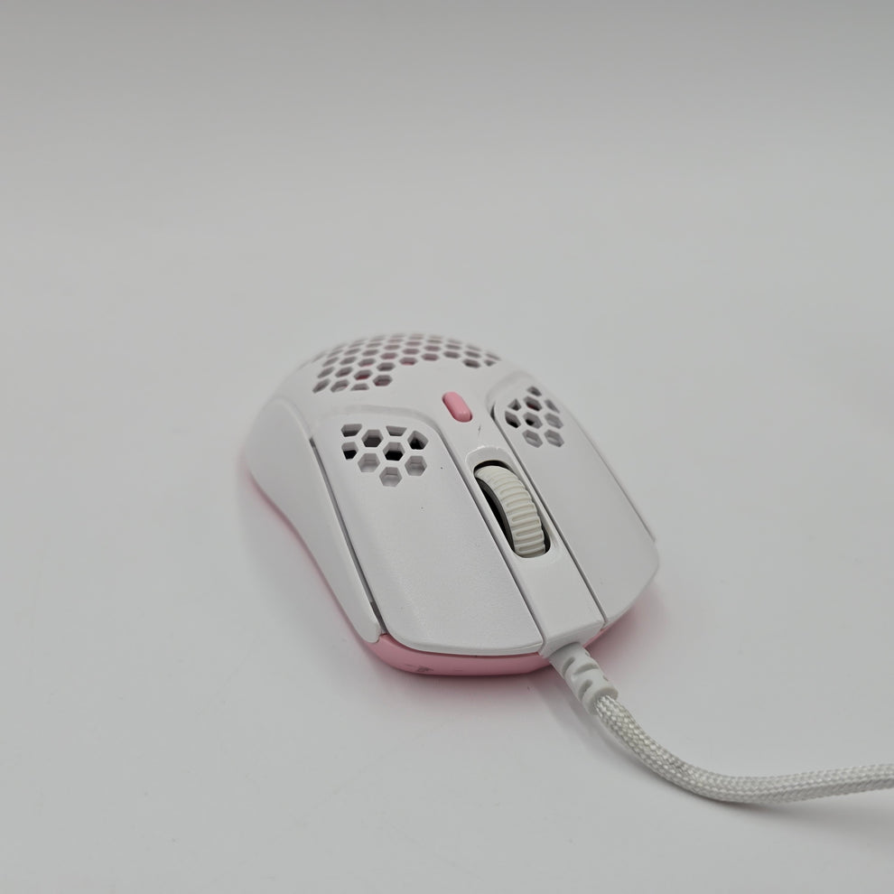 HyperX Pulsefire Haste Wired Gaming Mouse, White and Pink – MBPC