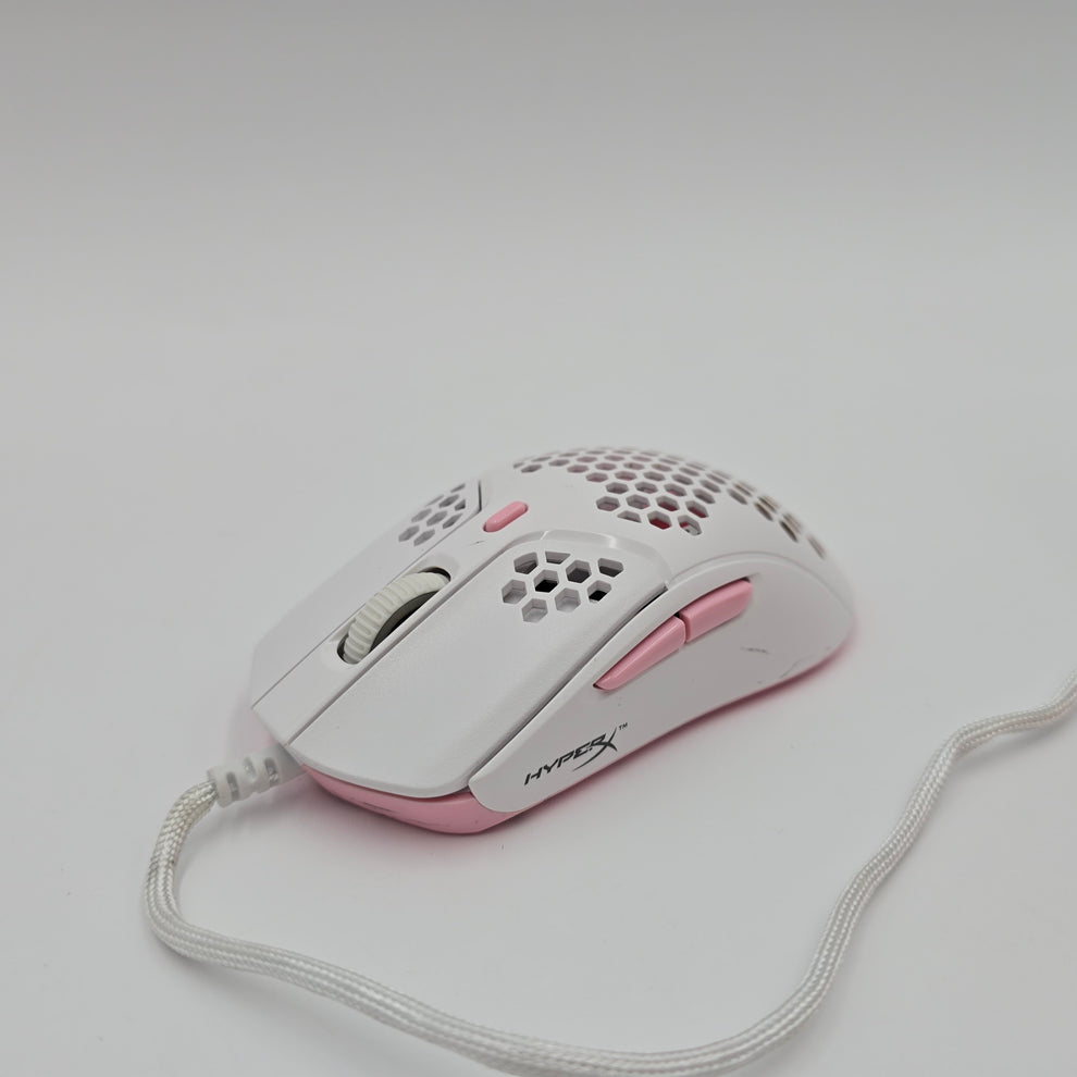 HyperX Pulsefire Haste Wired Gaming Mouse, White and Pink – MBPC