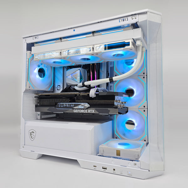 RTX 4080 Super, Ryzen 7800X3D, 32GB DDR5, 2TB, Custom Liquid Cooled Wh ...