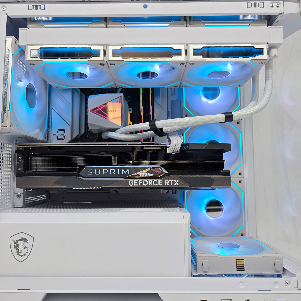 RTX 4080 Super, Ryzen 7800X3D, 32GB DDR5, 2TB, Custom Liquid Cooled Wh ...