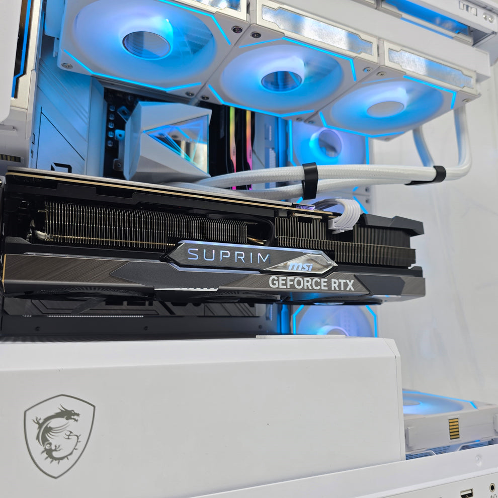 RTX 4080 Super, Ryzen 7800X3D, 32GB DDR5, 2TB, Custom Liquid Cooled Wh ...