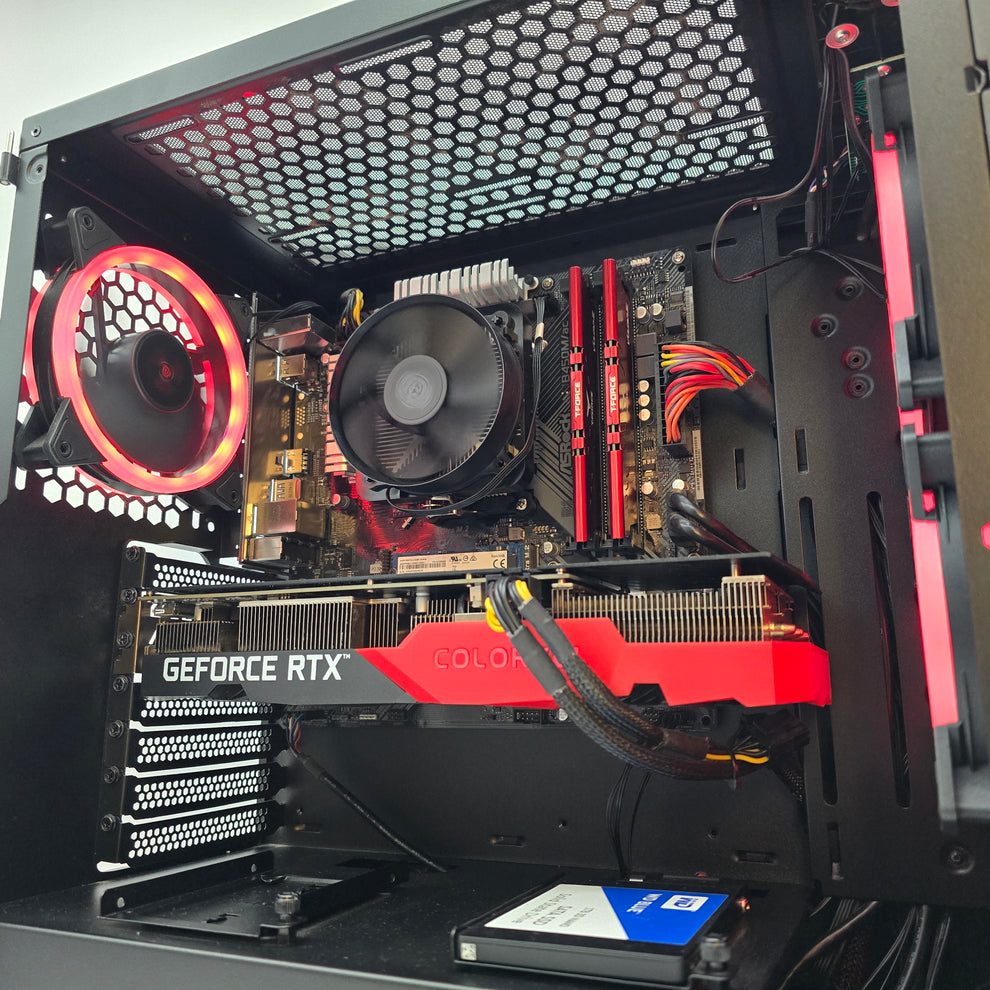 RTX 3060 12GB, AMD Ryzen 5 3600, 16GB RAM, 1TB SSD, Custom Gaming PC – MBPC