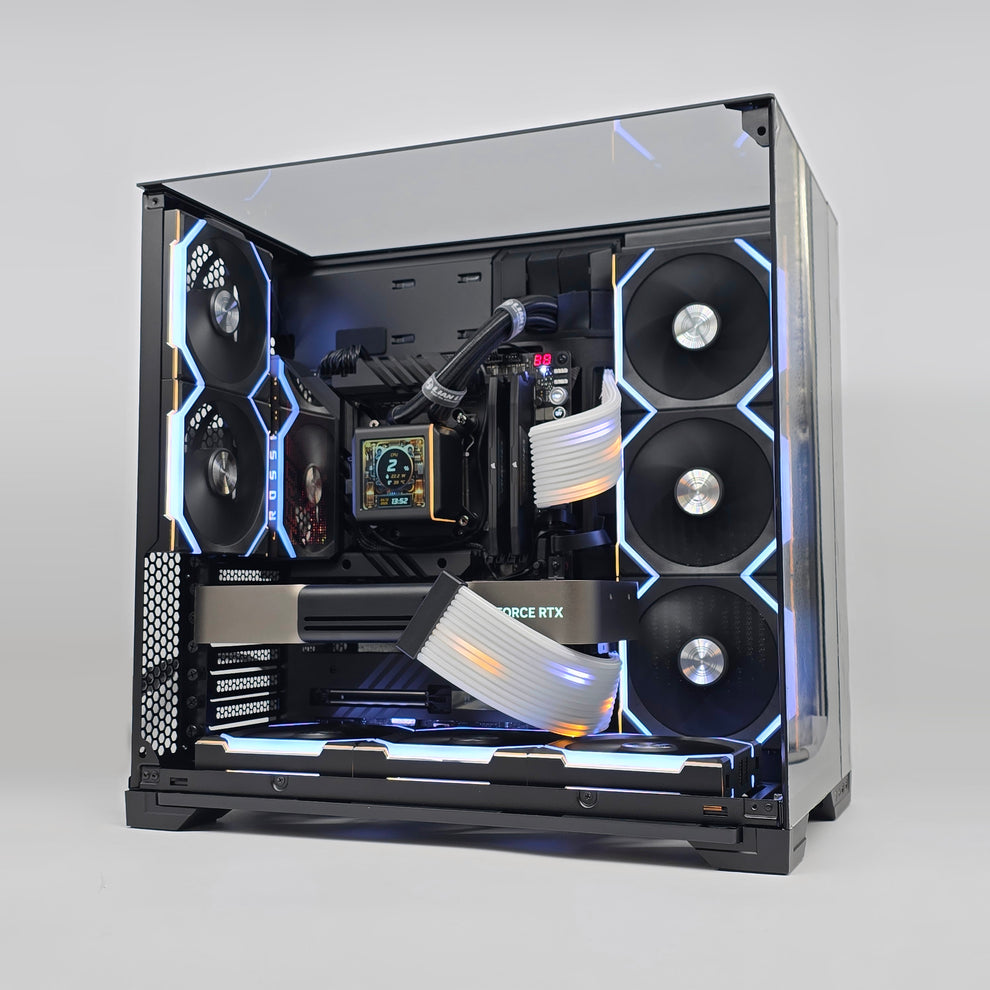 RTX 5080, Ryzen 9800X3D, 64GB DDR5, Custom LCD Liquid Cooled Gaming PC ...