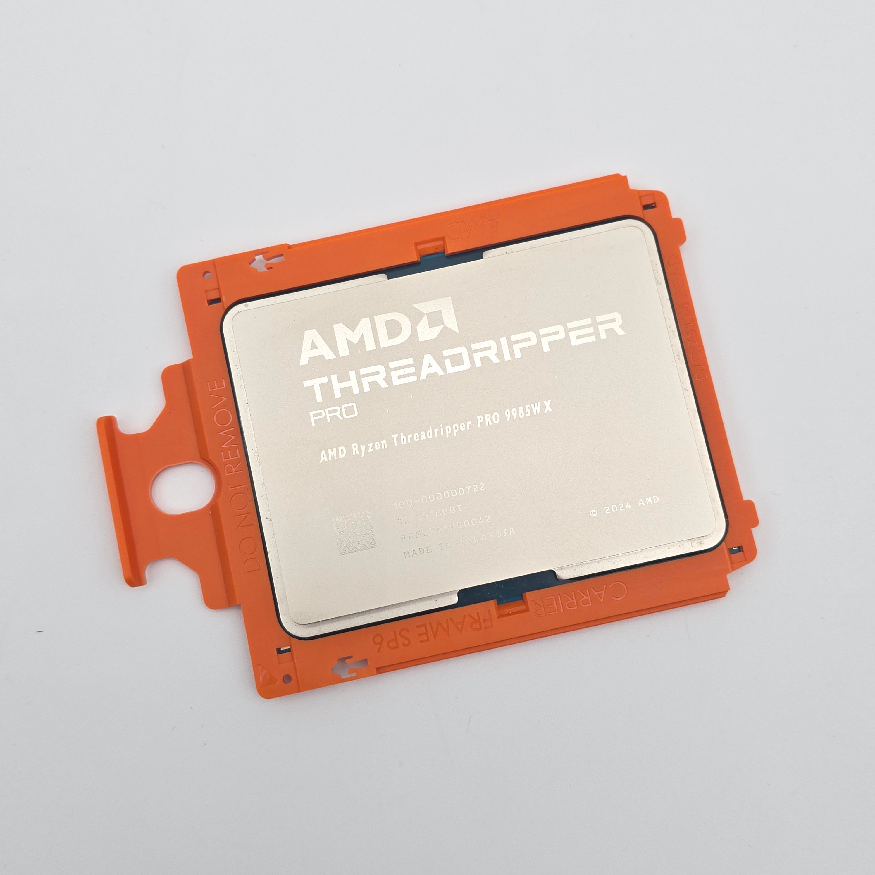 AMD Ryzen Threadripper Pro 9985WX, 64-Core Socket sTR5 Workstation Pro ...