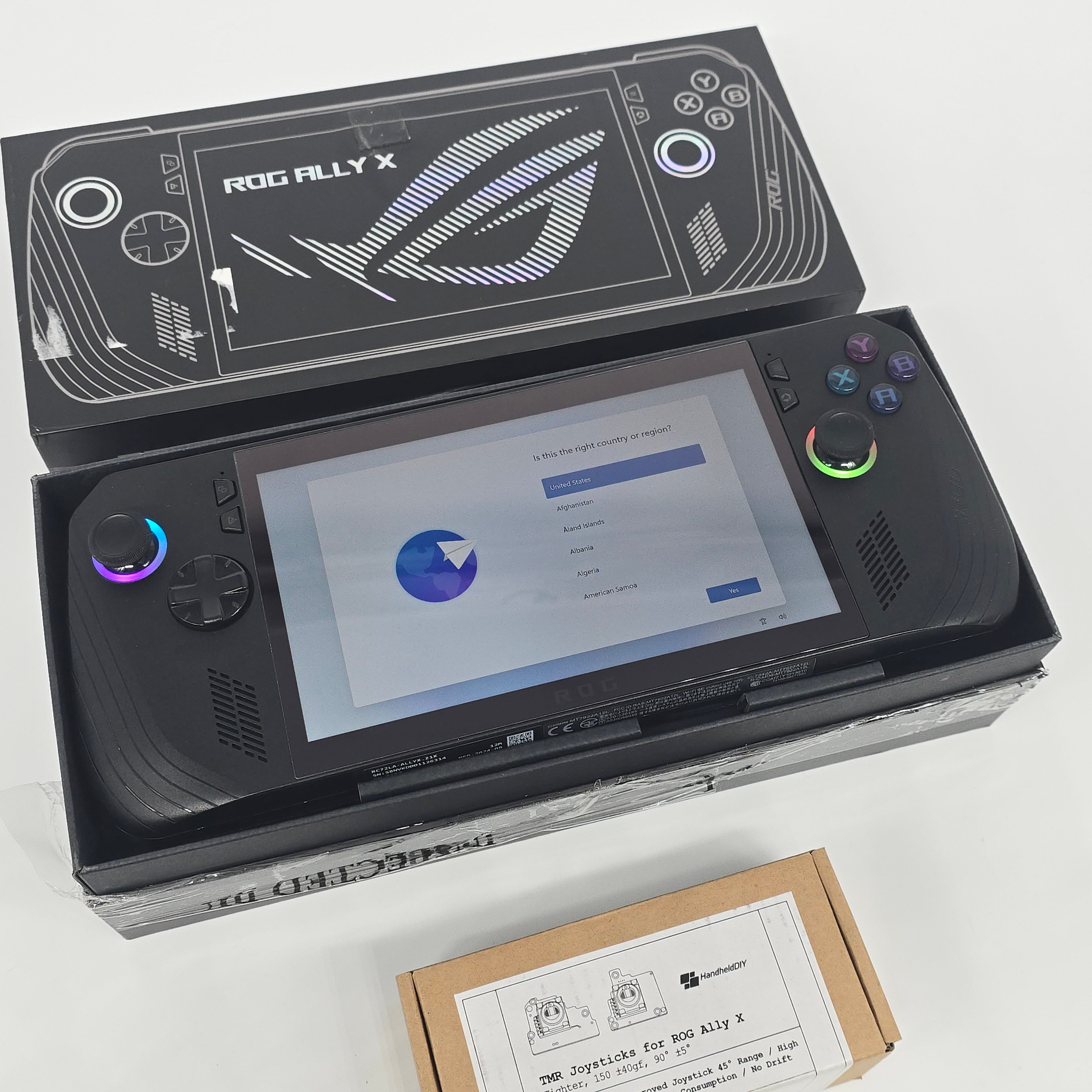ASUS ROG ALLY X 1TB, TMR Hall Effect Joysticks, 24GB, 120Hz 7" Handhel ...
