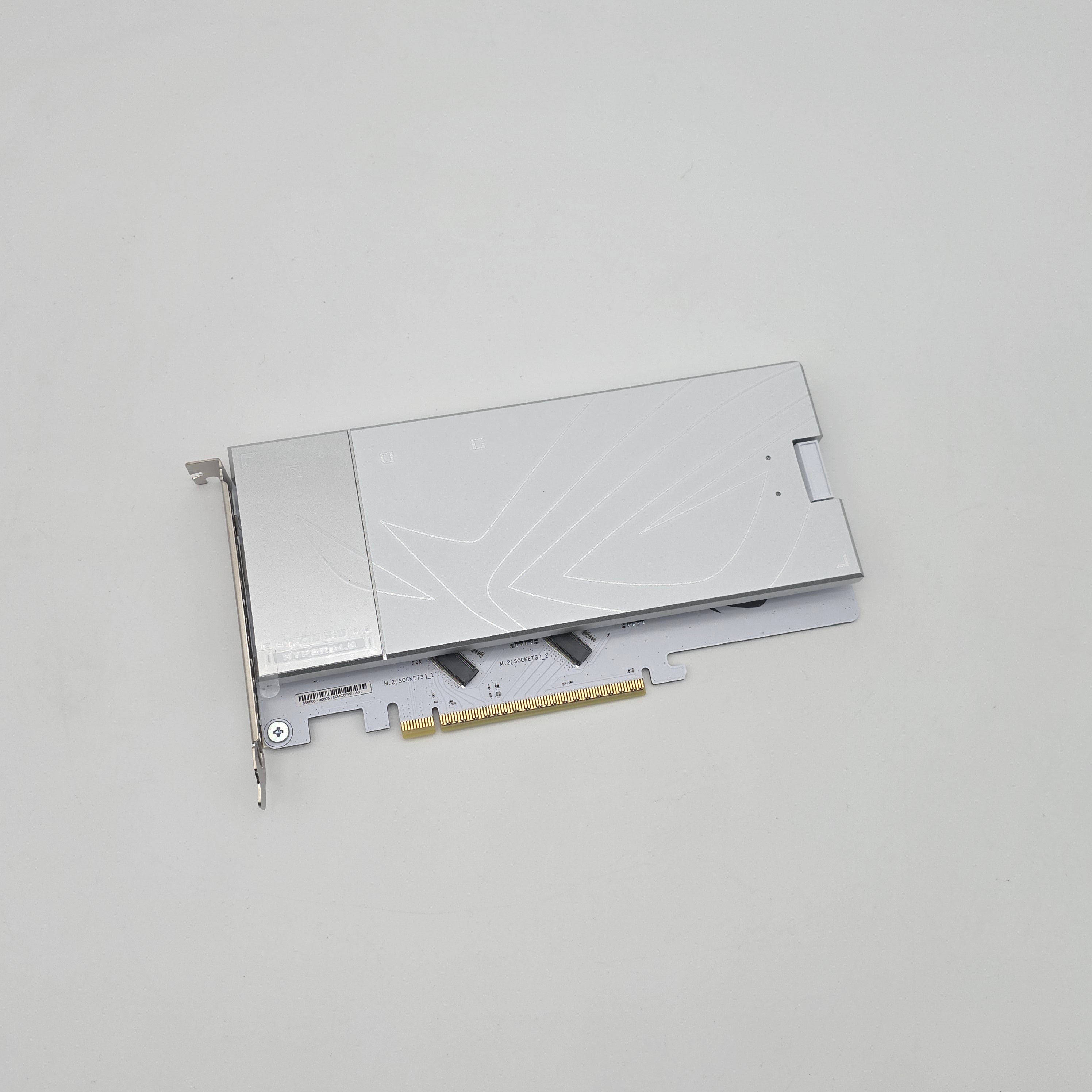 ROG Hyper M.2 NVMe Storage Expansion PCIe Card, White, from X870E ASUS ...