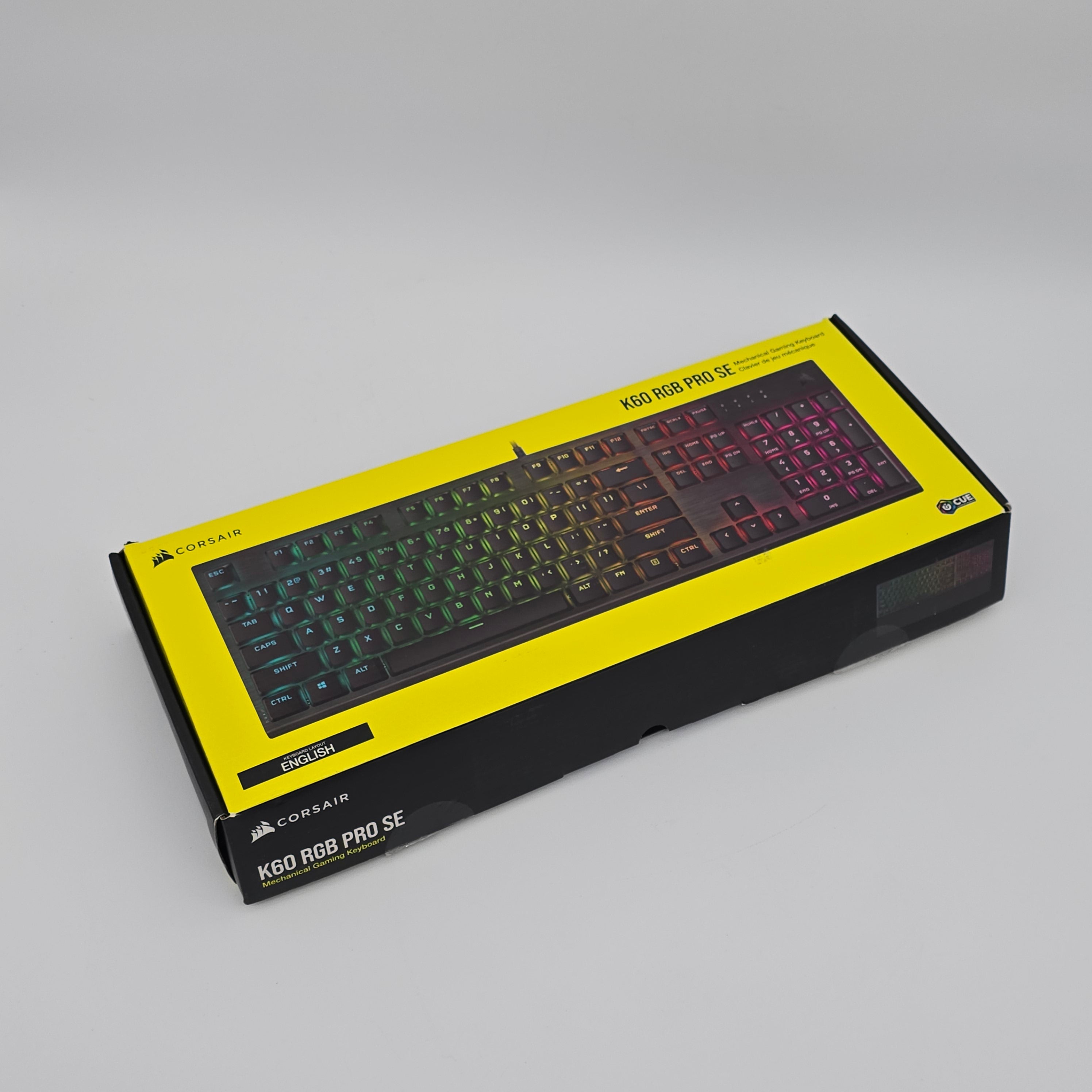Corsair K60 Pro SE Wired Mechanical RGB Gaming Keyboard, Cherry MV Swi ...