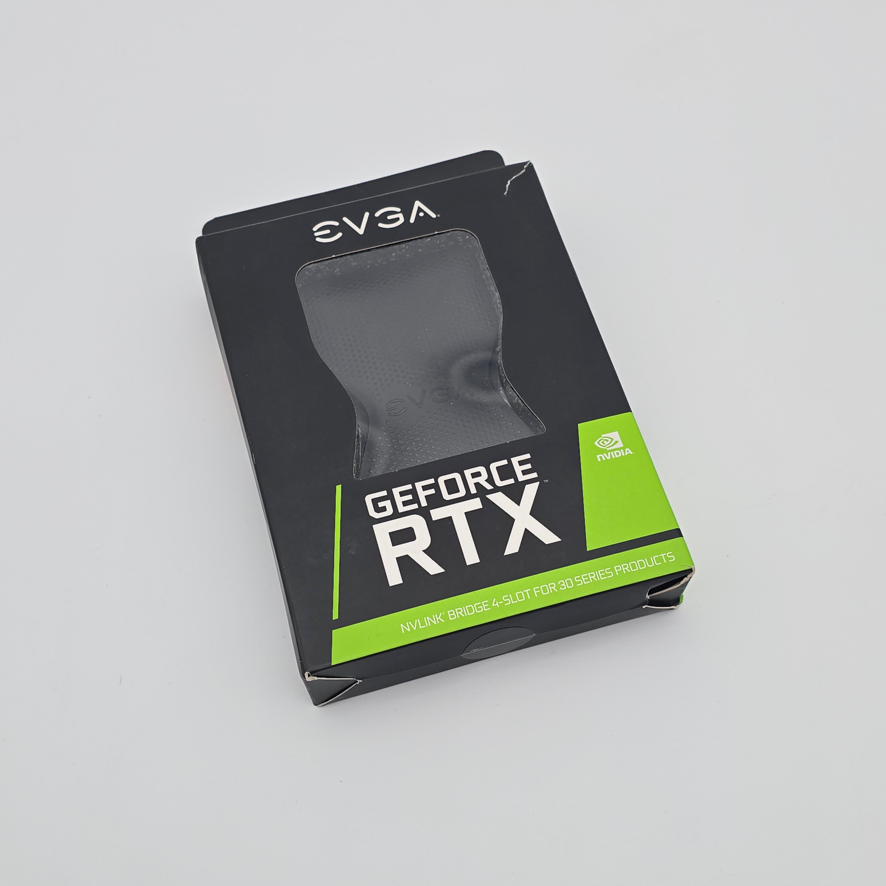 EVGA GeForce RTX NVLink SLI Bridge, 4-Slot for NVIDIA RTX 30 Series GP ...