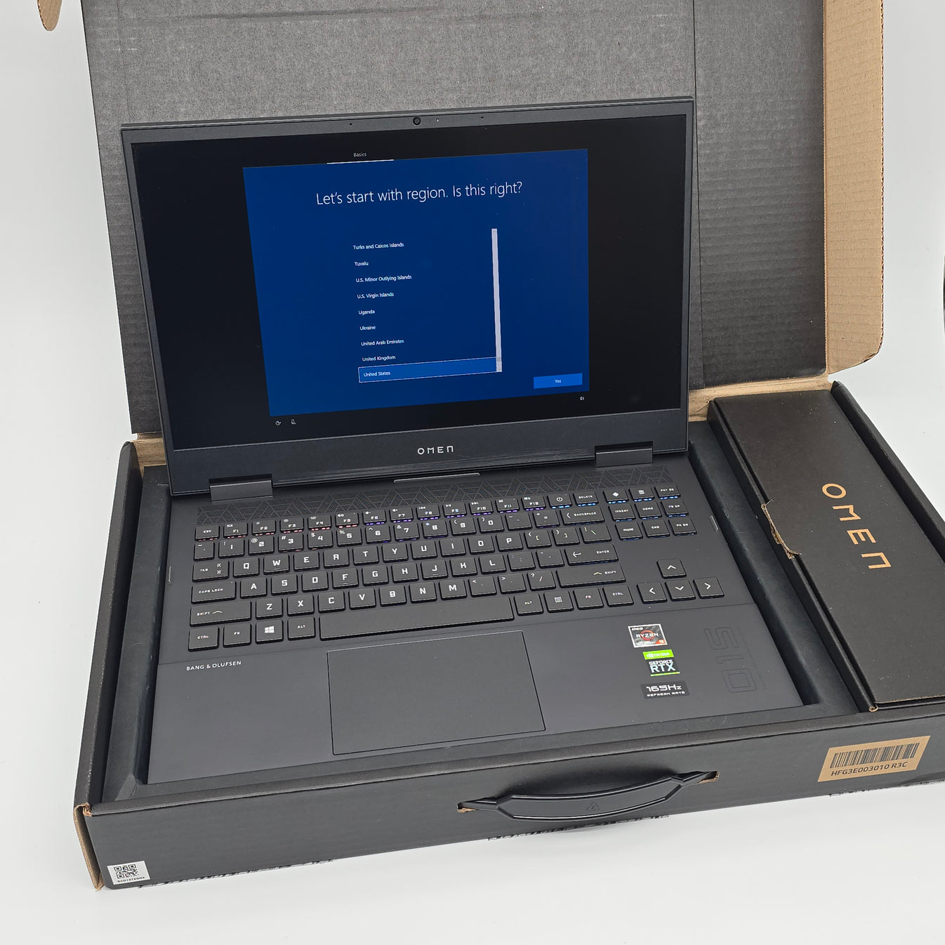 HP Omen 15 Gaming Laptop, NVIDIA RTX 3070, Ryzen 9 5900HX, 165Hz QHD S ...