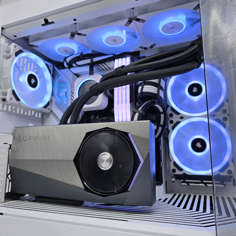 RTX 4090 SUPRIM X, Intel i9-14900K, 64GB DDR5, 4TB 990 Pro, LCD Liquid ...