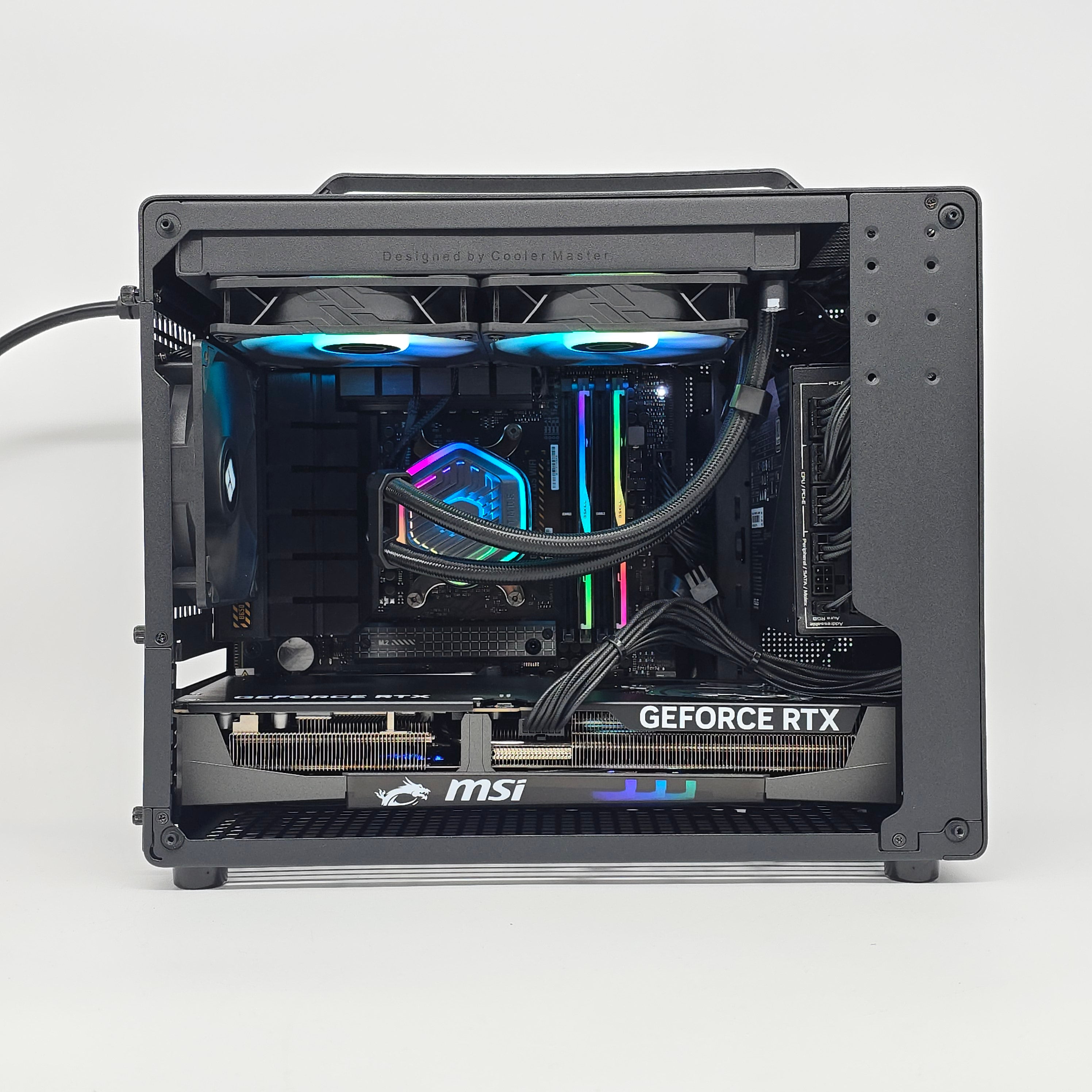 RTX 5080, 9800X3D, 64GB DDR5, 2TB NVMe, Custom Liquid Cooled Mini-ITX ...