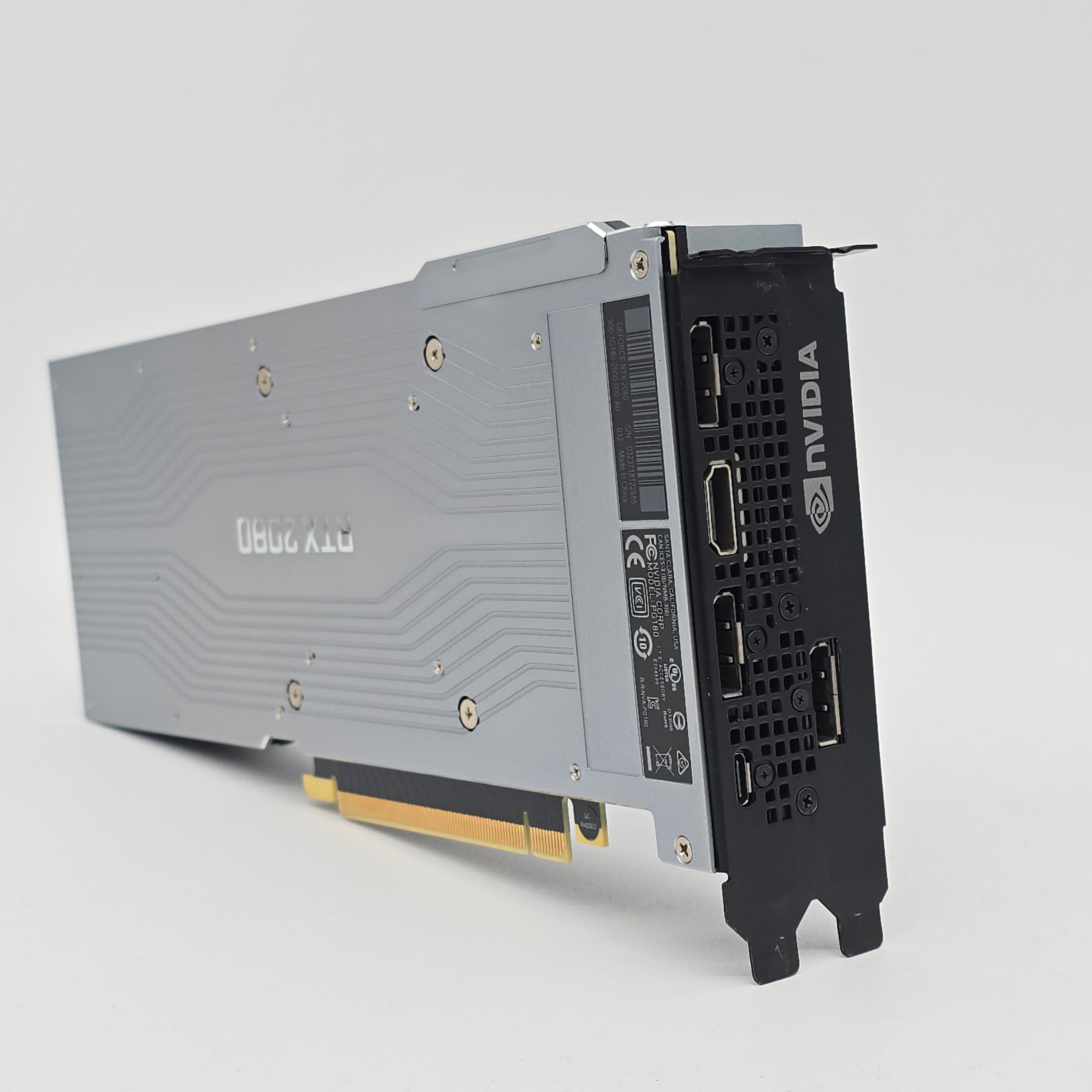 RTX 2080 Founders Edition FE 8GB, NVIDIA Gaming Graphics Card GPU – MBPC