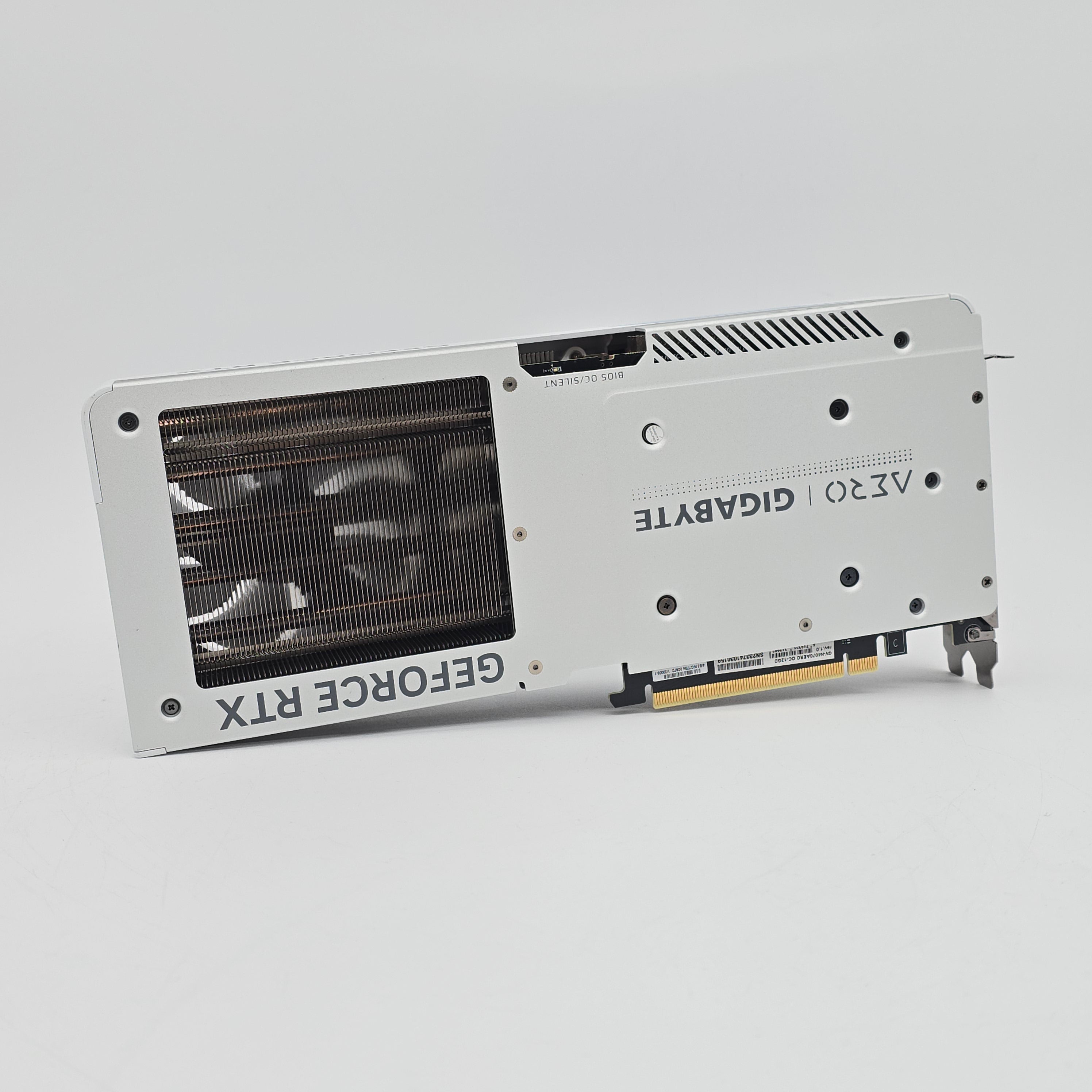 RTX 4070 Gigabyte Aero OC White 12GB, NVIDIA Gaming Graphics Card GPU ...