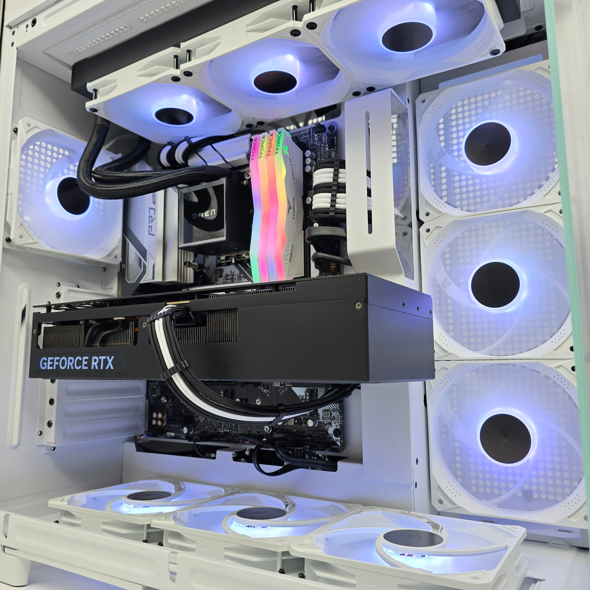 RTX 4090, i9-13900K, 64GB DDR5, Z790, Custom Built White Gaming PC – MBPC