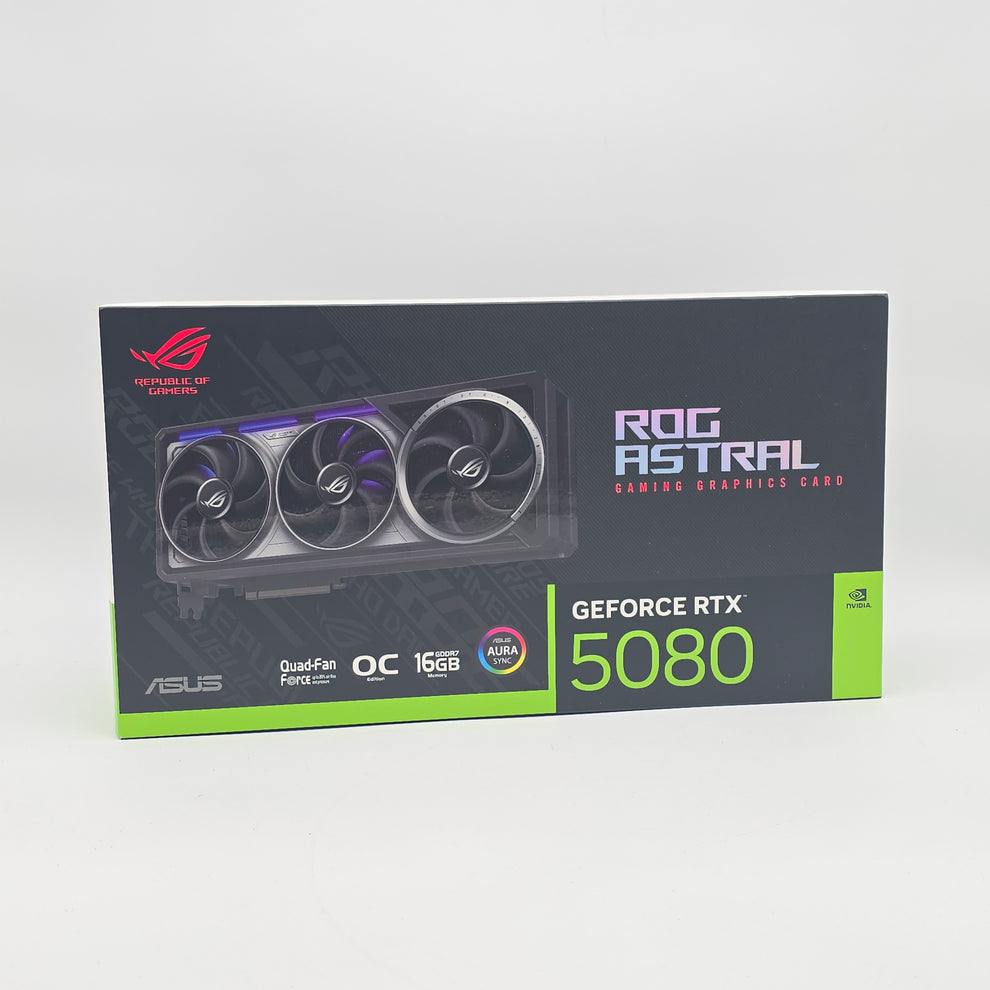 RTX 5080 ASUS ROG ASTRAL OC 16GB, NVIDIA Gaming Graphics Card GPU – MBPC