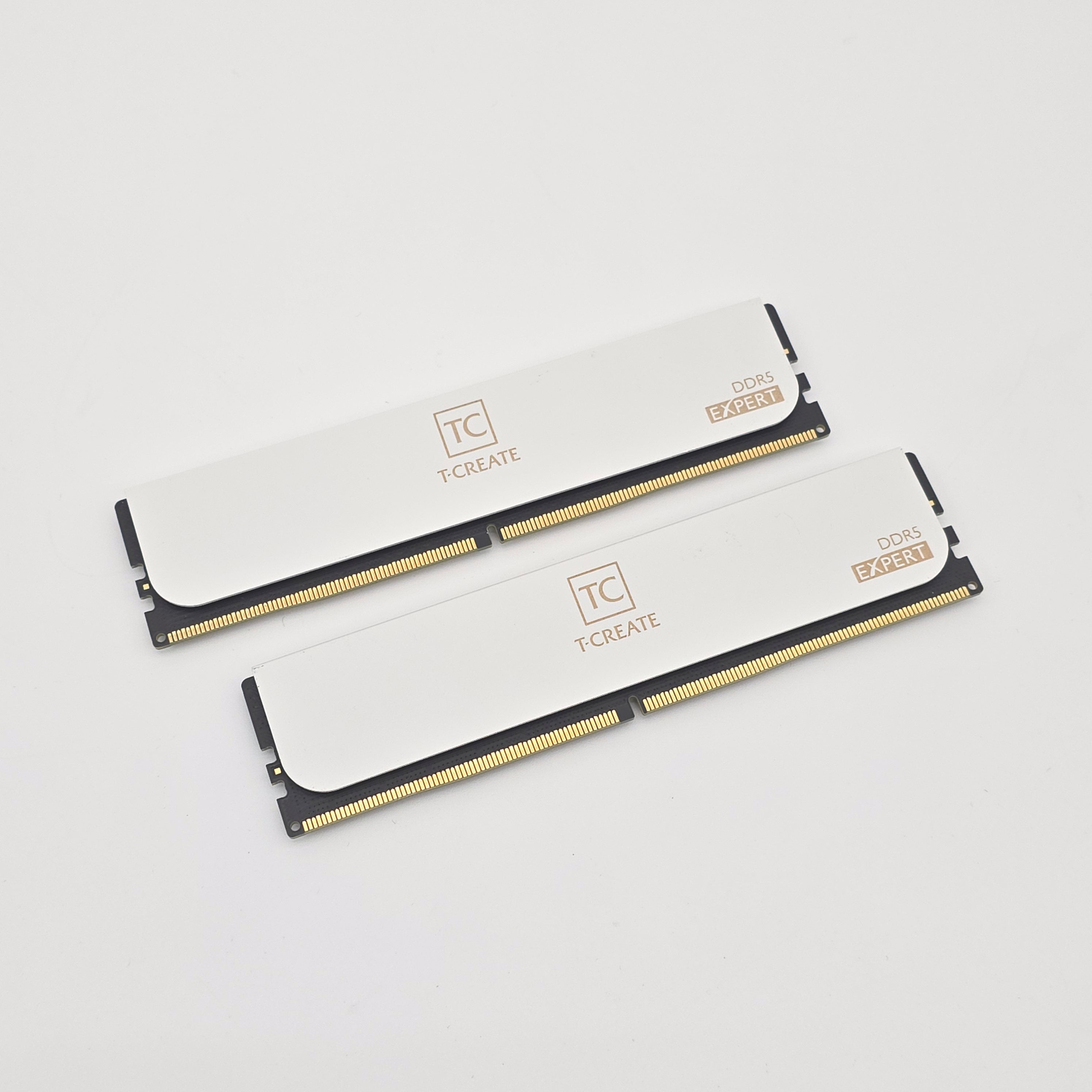 Teamgroup TCreate White 48GB DDR5 RAM, 7200MHz, CL34-42-42-84, Desktop ...
