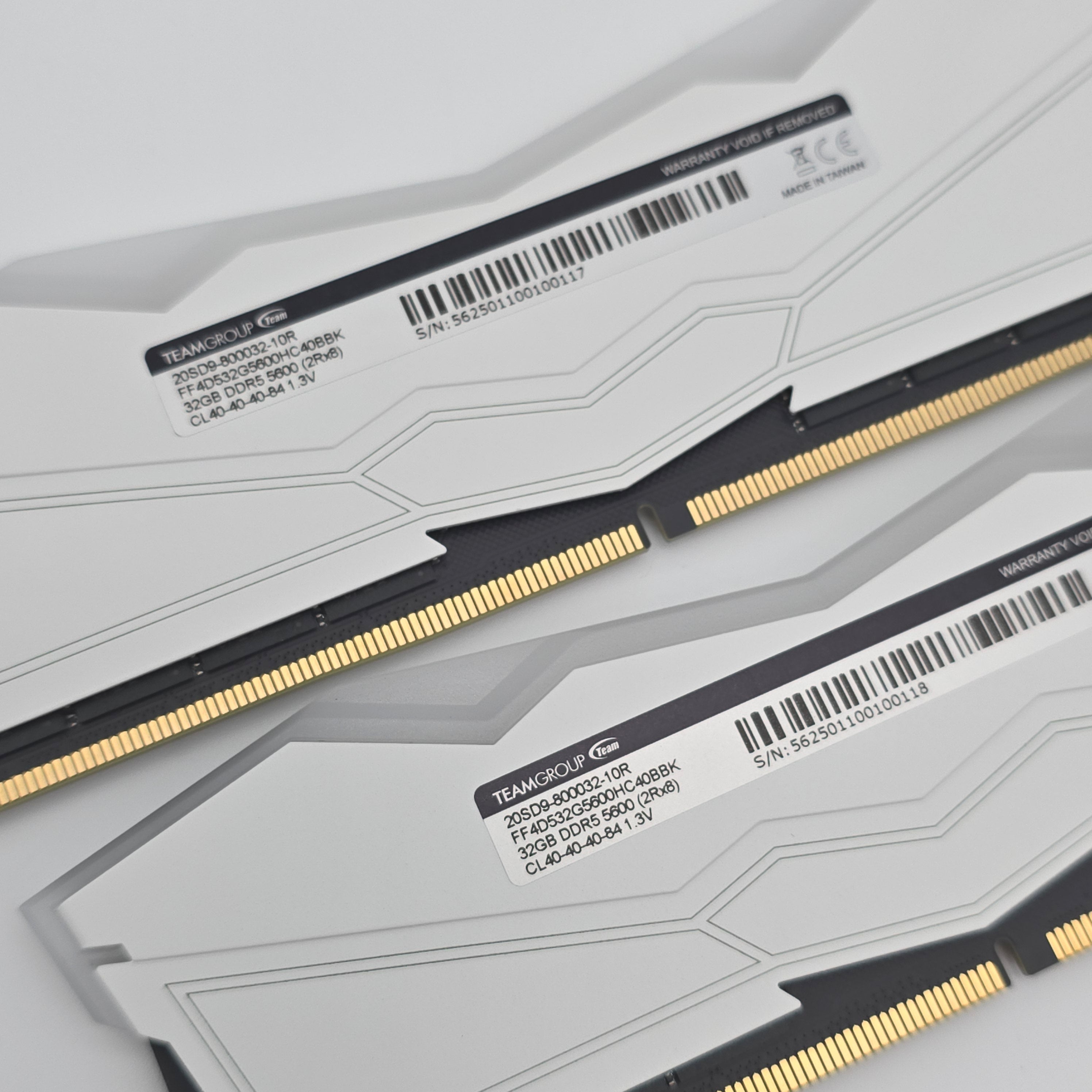 Teamgroup TForce Delta White RGB 64GB DDR5 RAM, 5600MHz, CL40-40-40-84 ...